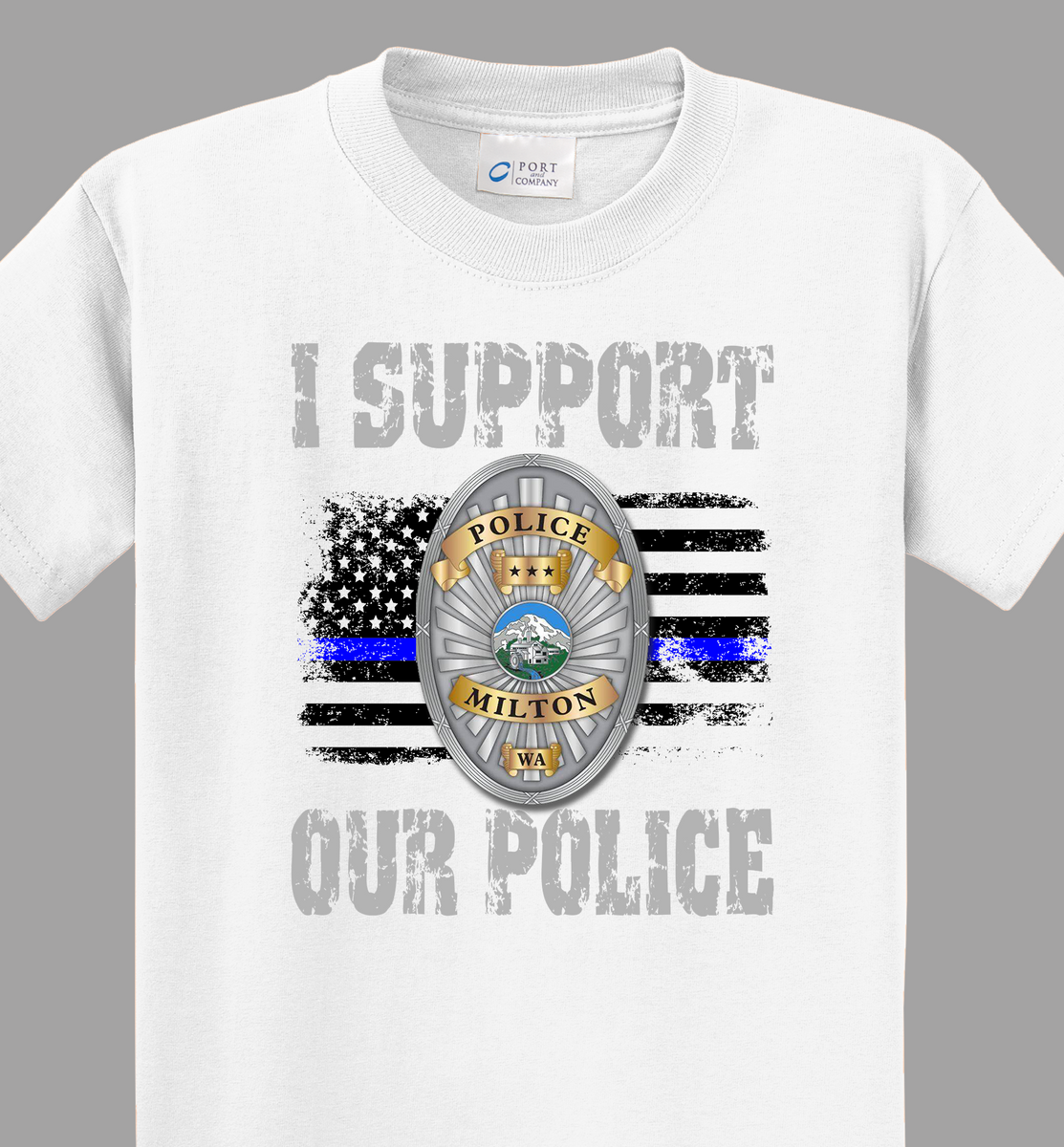 Milton Police Fundraiser Officer Haney – NW Custom Apparel